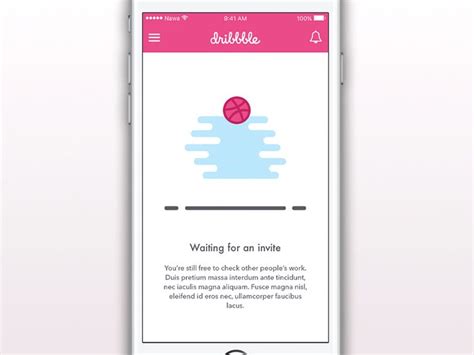 Dribbble App Animation