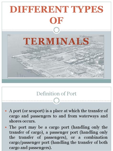 An In Depth Look At Different Types Of Marine Terminals And Their Cargo Handling Operations