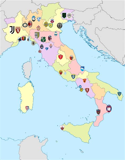 Italian Football Clubs Map At Eva Howse Blog