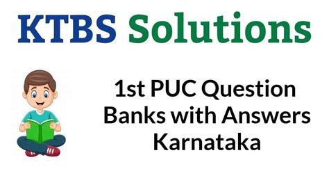 1st Puc Question Banks With Answers Karnataka Ktbs Solutions