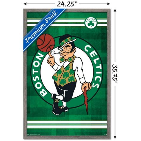 Boston Celtics New Logo Drawings Nba Boston Celtics Logo 14 Wall