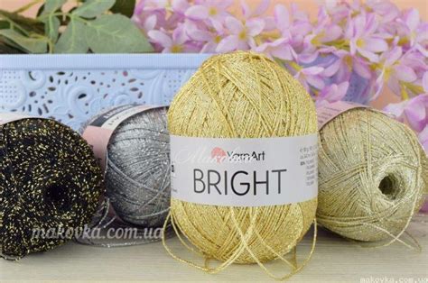 Пряжа для в'язання Bright Yarn Art Брайт Ярн Арт | Маковка