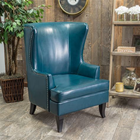 Blue Wingback Chairs At Emmanuel Jones Blog