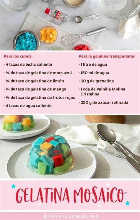 Gelatina De Mosaico Receta Sencilla At Pamela Drake Blog