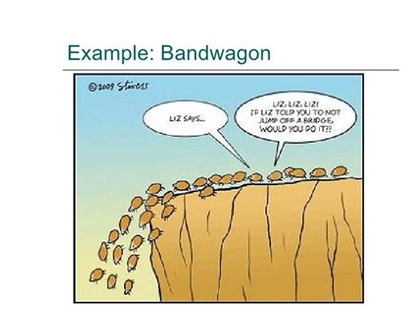 Bandwagon Examples In Media