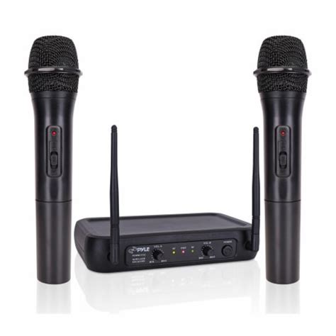 Pyle Fixed Frequency Wireless Handheld Karaoke Microphones With 2 Handheld Mics 1 Piece Ralphs