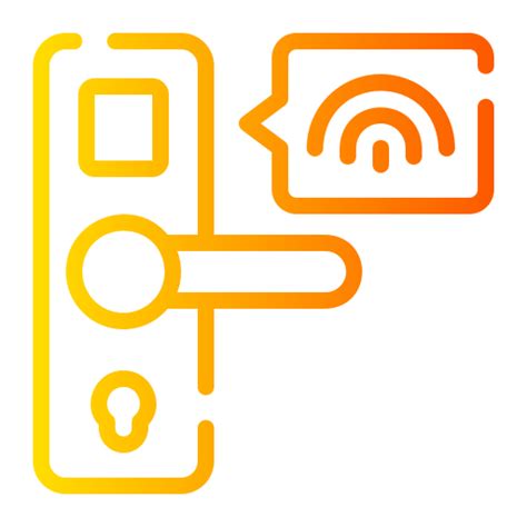 Fingerprint Scan Generic Gradient Outline Icon