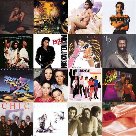 Classic 80s Randb Album Cover Art Collage Kit Digital Downloads 50 Pcs
