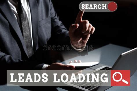 Writing Displaying Text Leads Loading Business Approach Initiating