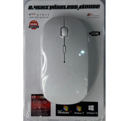 Souris PC Sans Fil Blanche PS STORE PRO LUBUMBASHI