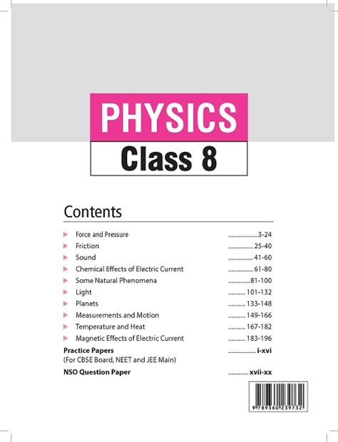 Foundation Course Class 8 Physics Book Edition 2025 For Iit Jee Neet