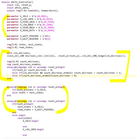 Verilog 온도센서 Dht11