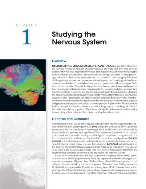 Ch 1 Textbook Studying The Nervous System Overview NEUROSCIENCE ENCOMPASSES A BROAD RANGE Of