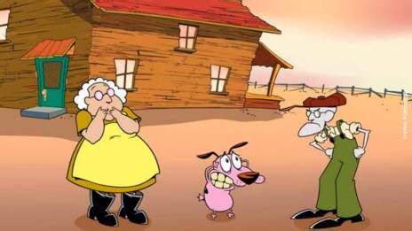 ¿cómo Se Ven Los Personajes De Coraje El Perro Cobarde En La Vida Real