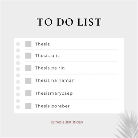 Thesis Statistician Facebook