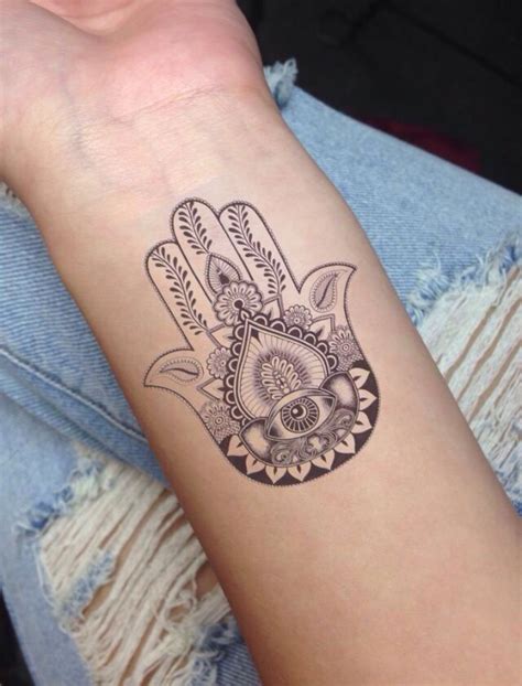 Perfect Hamsa Hand Tattoo Hamsa Hand Tattoo Cool Wrist Tattoos Hand