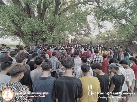 မုံရွာ အမြင့်လမ်း ပြည်သူများက တော်လှန် သင်္ကြန် အတက်နေ့အဖြစ် ဖက်ဆစ် စစ