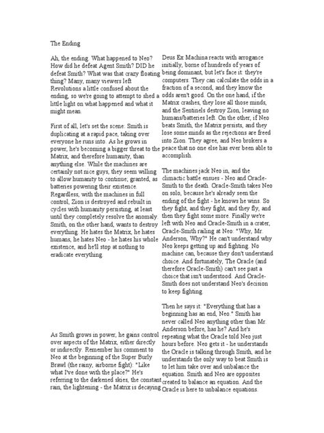 Matrix Explaination Pdf