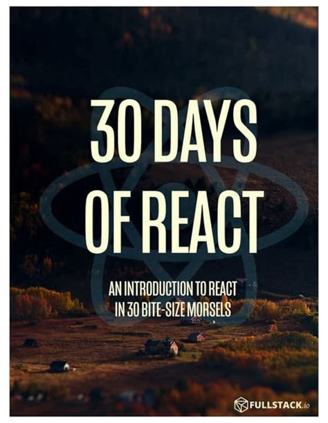 30 Days Of React Ebook Fullstackio Pdf