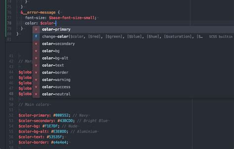 Atom Not Detecting Sassscss Mixins Or Variables · Issue 16158 · Atom