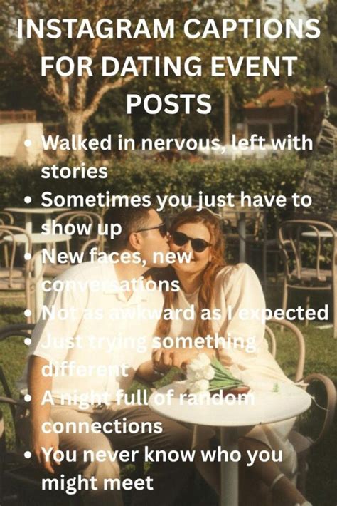 50 Trendy Instagram Captions For Dating Event Posts — Trending Us