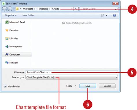 excel 2010 chart templates