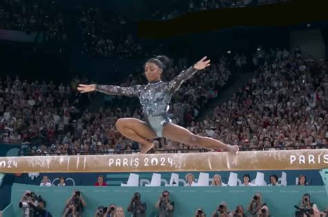 Simone Biles First Woman To Complete A Triple Flip