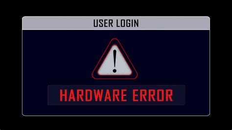 Hardware Error Glitch Text User Login Stock Motion Graphics Sbv