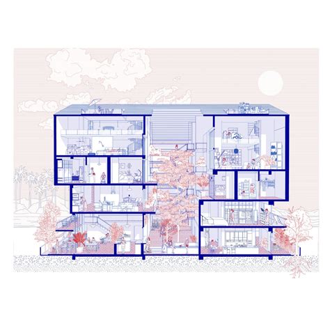 Cad Perspective Section Drawing Creative Content Bundle Toffu Co