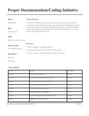 OBGYN Clinical Documentation Improvement Program Pdf Proper Documentation Coding Initiative