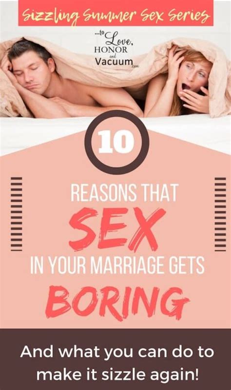 Top Reasons Sex Gets Boring And How To Make It Sizzle Again