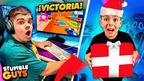 Mi Hermano Me Da Un Regalo Por Cada Victoria En Stumble Guys Youtube
