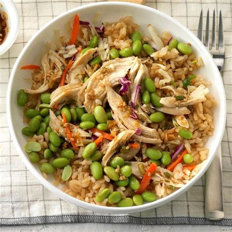 Asian Chicken Rice Bowl Recipe How To Make It