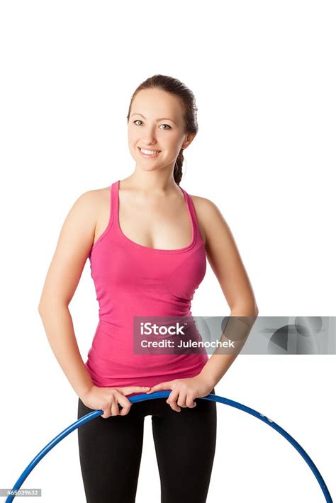 젊은 여자 입석 훌라 후프 내려두세요 반이중 길이 보기 2015년에 대한 스톡 사진 및 기타 이미지 2015년 가냘픈 다이어트 Istock