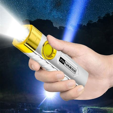 Qiopertar Lampe De Poche Extérieure La Plus Brillante 1000 Lumens Led