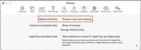 Safari Cross Site Tracking Priority Matrix Help