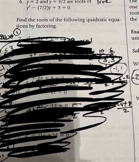 [answered] 6 Y Y Find The Roots Of The Following Quadratic Equa Tions Kunduz