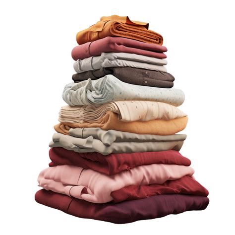 Ai Generated Stack Of Clothes Clip Art 34882631 Png
