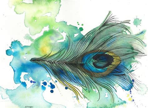 Feather Watercolor