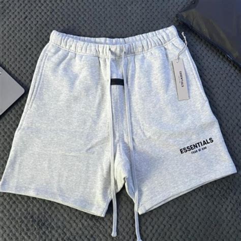 Fear Of God Essentials Light Oatmeal Shorts Size Xl 🩳 Depop