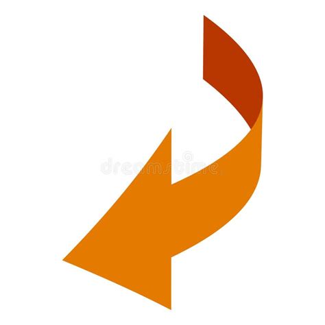 Arrows 3d Vector Colorful Icon Pointer Direction Sign Stock Vector
