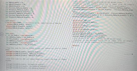 Solved Combine The Two Codes Into One Code To Function Chegg Com
