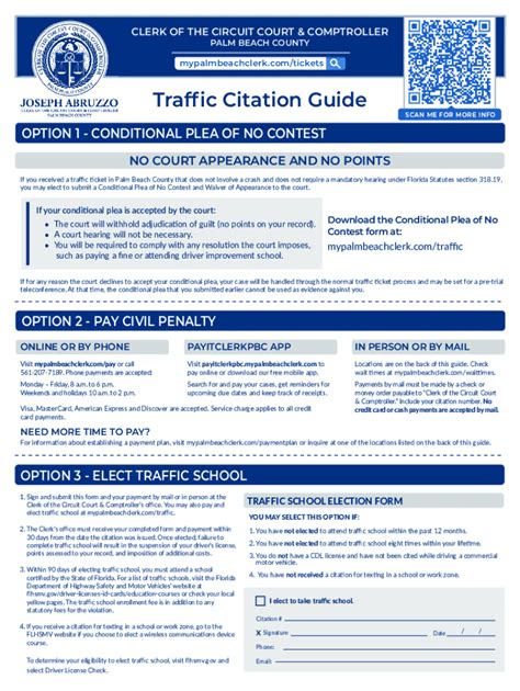Traffic Citation Guide Form Fill Out And Sign Printable Pdf Template