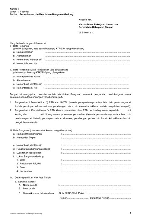 Contoh Surat Izin Mendirikan Bangunan Dari Desa Homecare