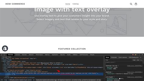 How To Make A Sticky Header In Shopify How Commerce