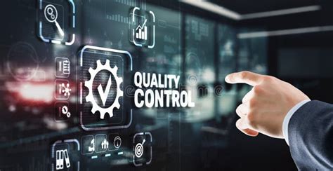 Quality Control Standards Business Technology Concept Stock Image