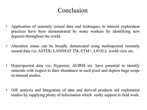 Remote Sensing For Mineral Exploration Pdf Geography Science