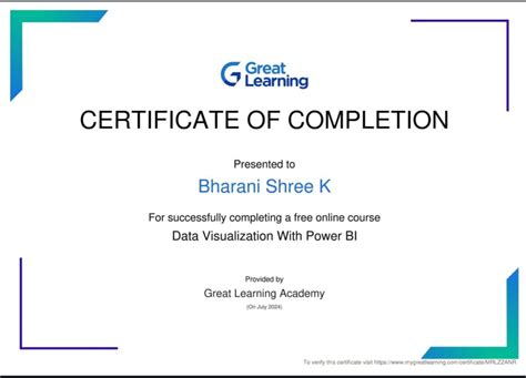 Datavisualization Powerbi Greatlearningacademy Dataskills Bharani S
