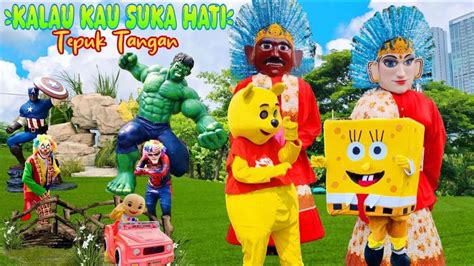 Kalau Kau Suka Hati Tepuk Tangan🚚ondel Ondel Joget Suka Hati 🤡 Badut Goyang Ajojing Ala Ala