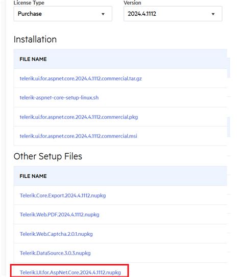 Aspnet Core Setting Up A Private Nuget Feed For Azure Telerik Ui For